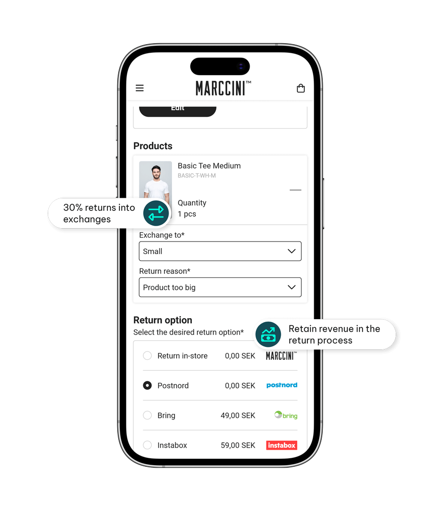 Reclaimit Return - digital returns, exchanges & claims